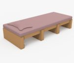 Pat Single 200 x 80 cm - Natur - FOLDO