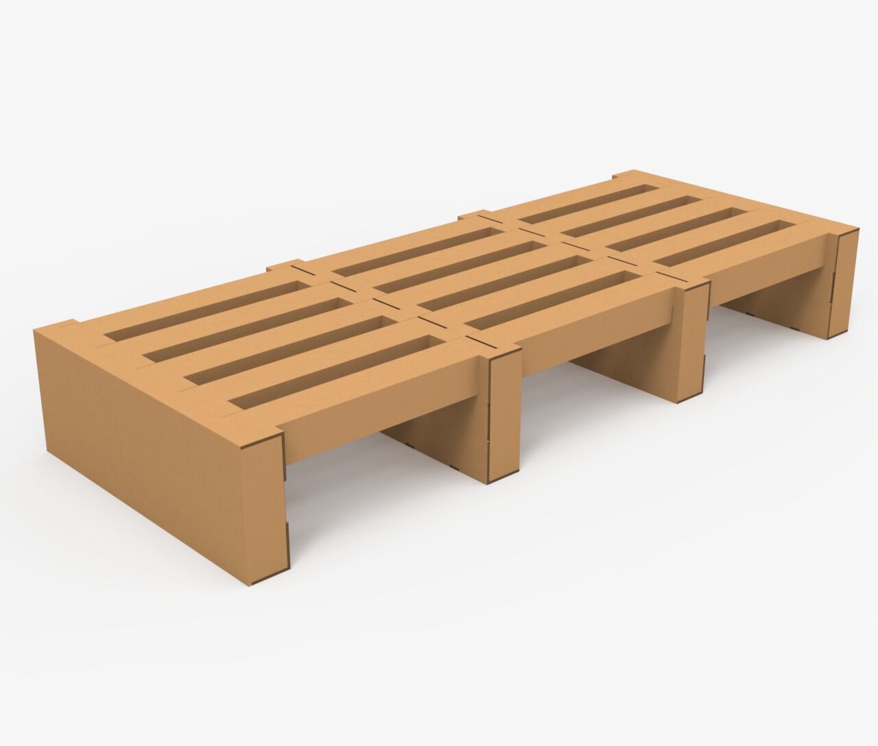 Pat Single 200 x 80 cm - Natur - FOLDO